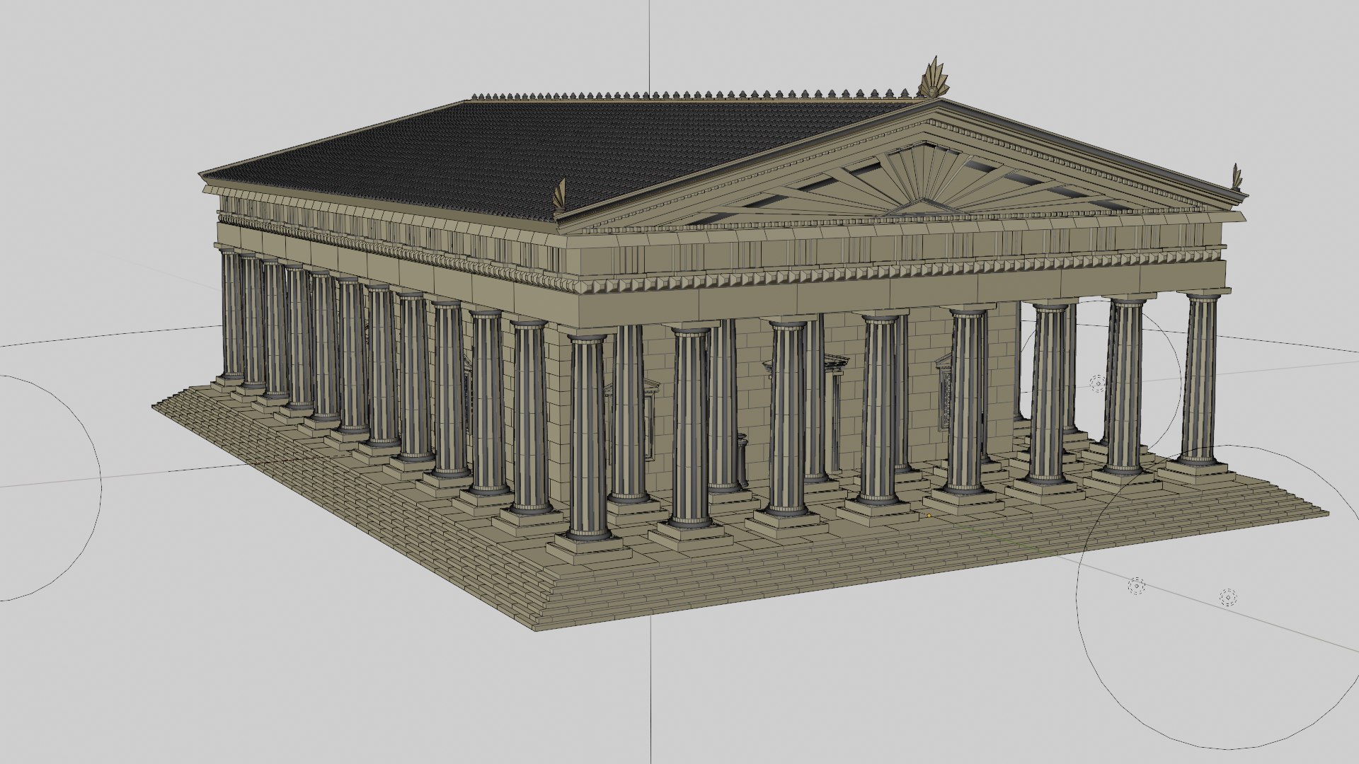 GREEK TEMPLE 3D - TurboSquid 2016246