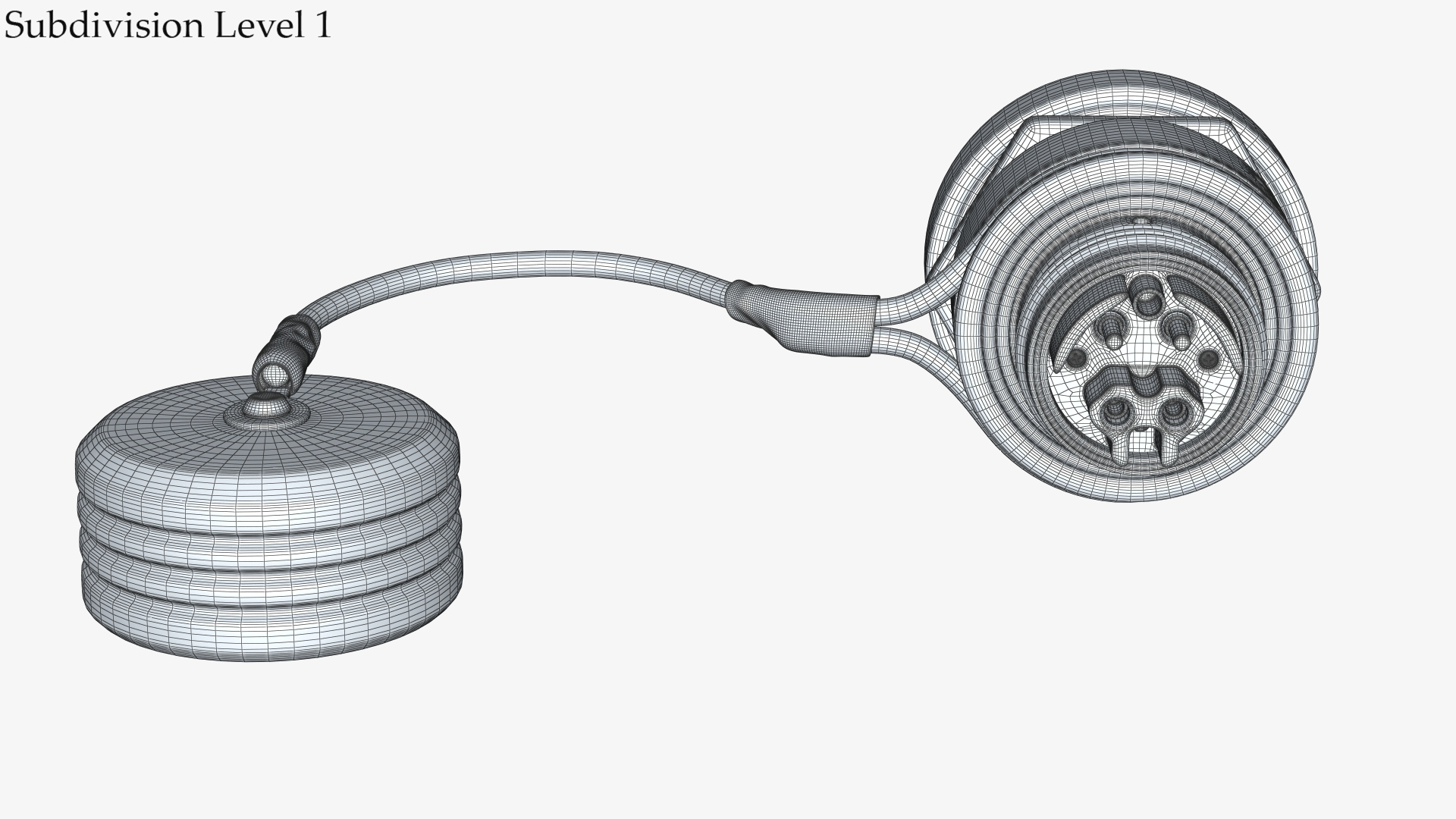 Fiber Optic Connector Type 13 3D model - TurboSquid 2068053