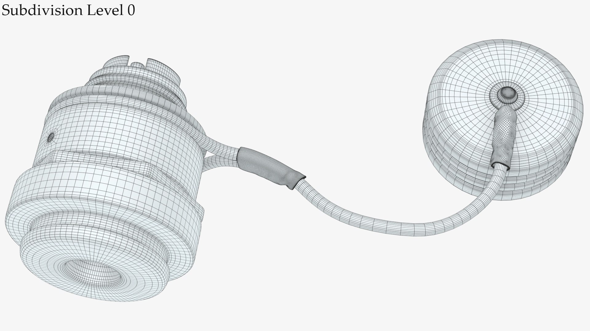 Fiber Optic Connector Type 13 3D model - TurboSquid 2068053