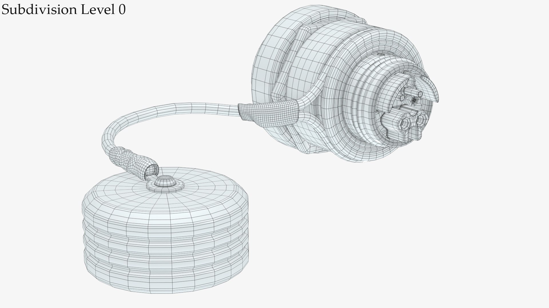 Fiber Optic Connector Type 13 3D model - TurboSquid 2068053