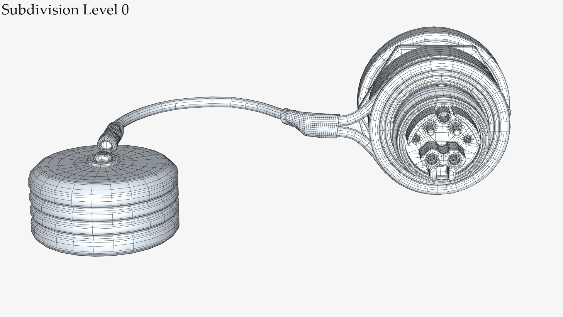 Fiber Optic Connector Type 13 3D model - TurboSquid 2068053