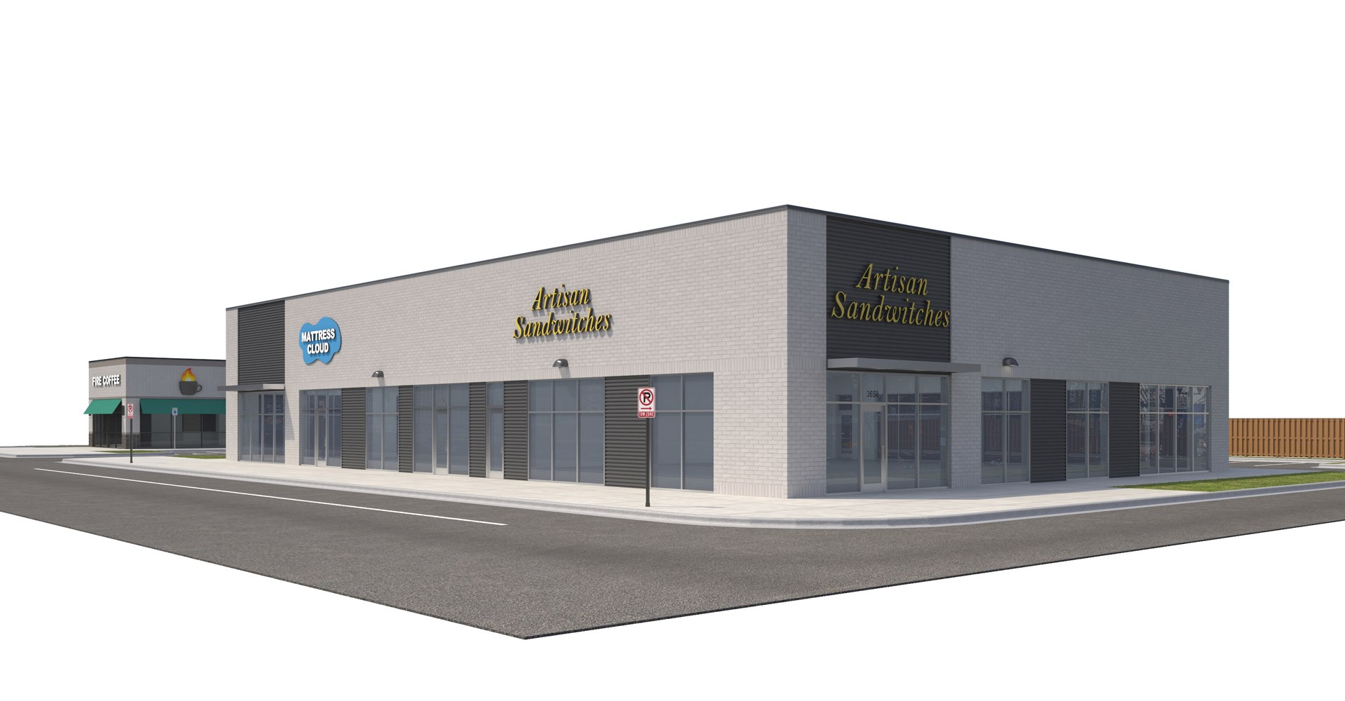 3D retail store model - TurboSquid 1674085