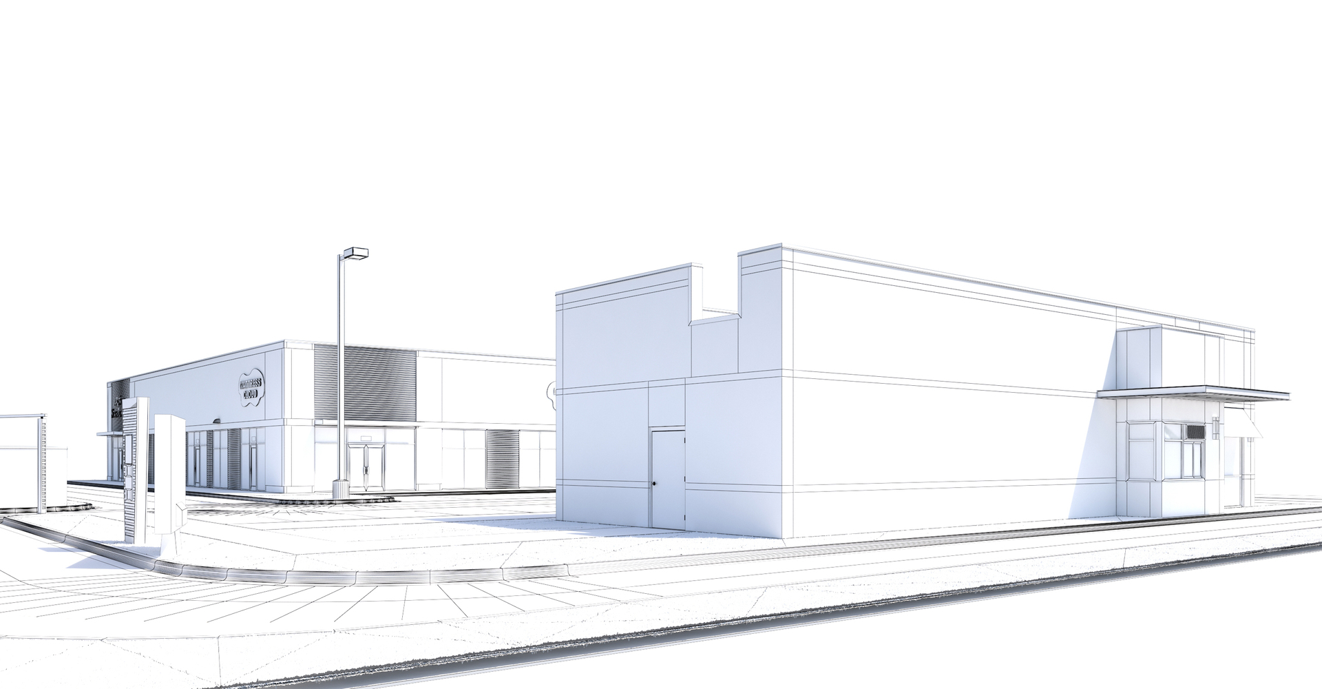 3D retail store model - TurboSquid 1674085