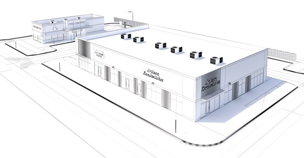 3D retail store model - TurboSquid 1674085