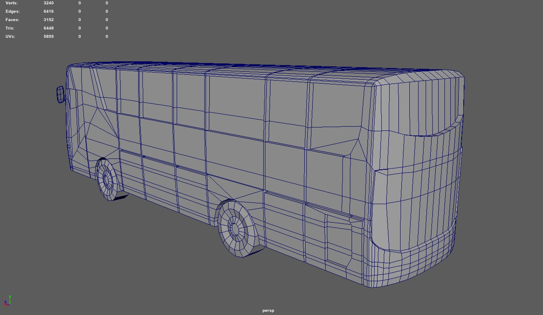 3D Low Poly Bus 01 - TurboSquid 2172982