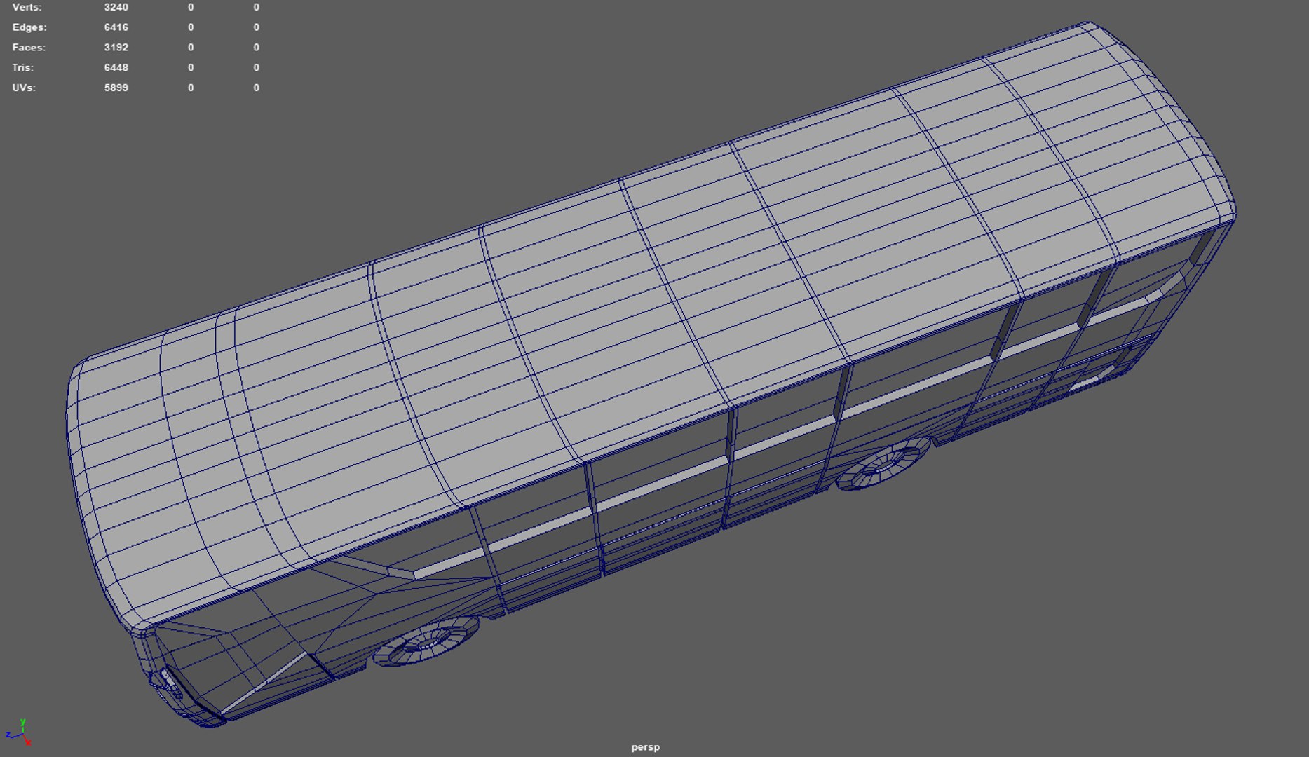 3D Low Poly Bus 01 - TurboSquid 2172982