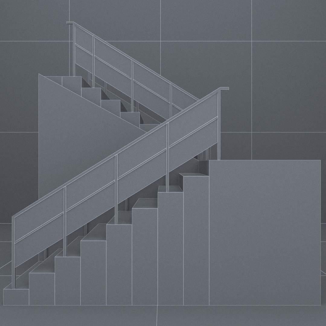 Stairs Architectural Design 3D Model - TurboSquid 1196893