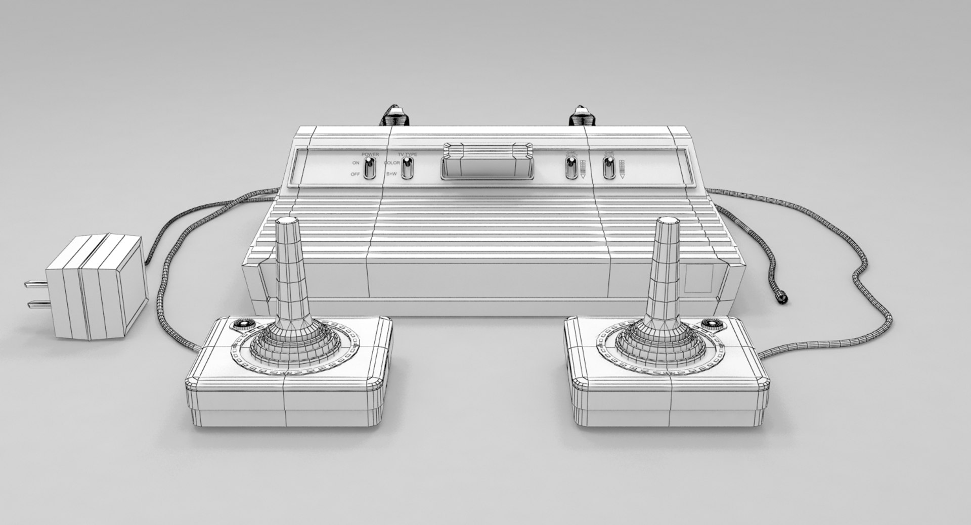 3D model atari 2600 - TurboSquid 1361592