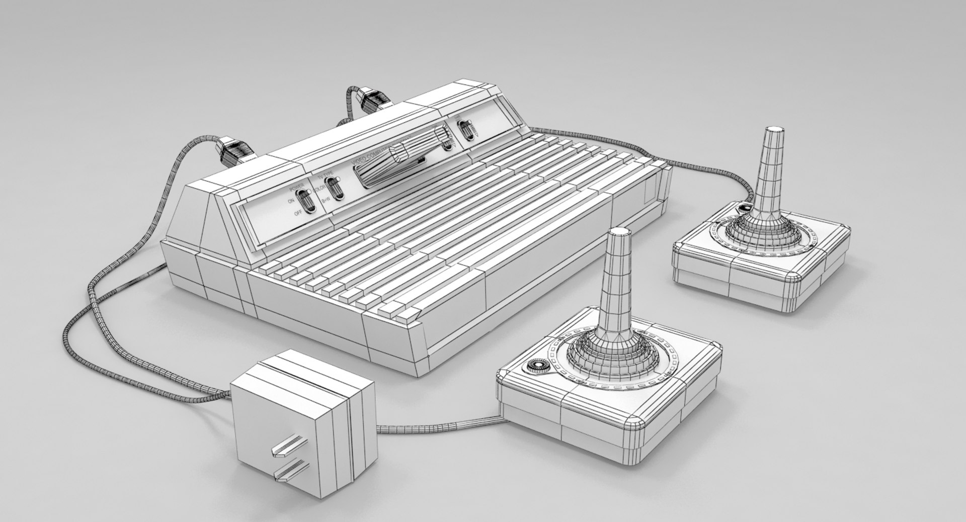 3D model atari 2600 - TurboSquid 1361592