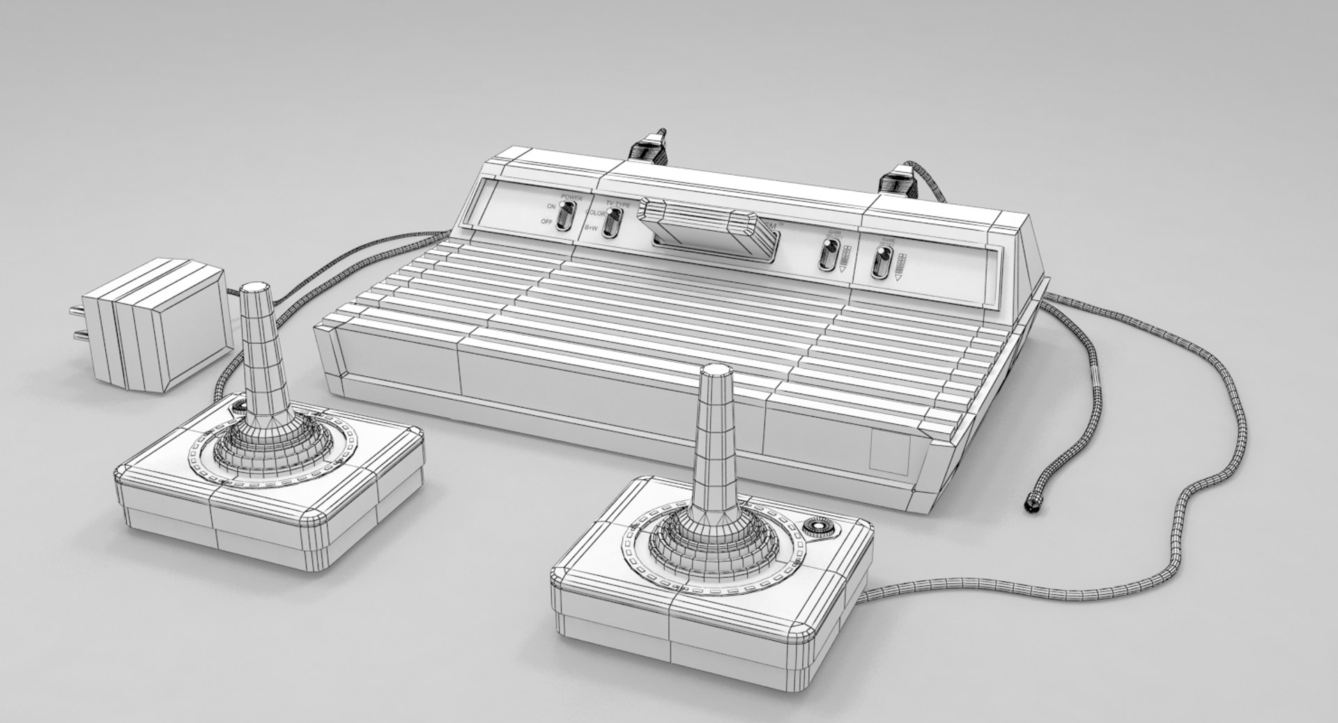 3D model atari 2600 - TurboSquid 1361592