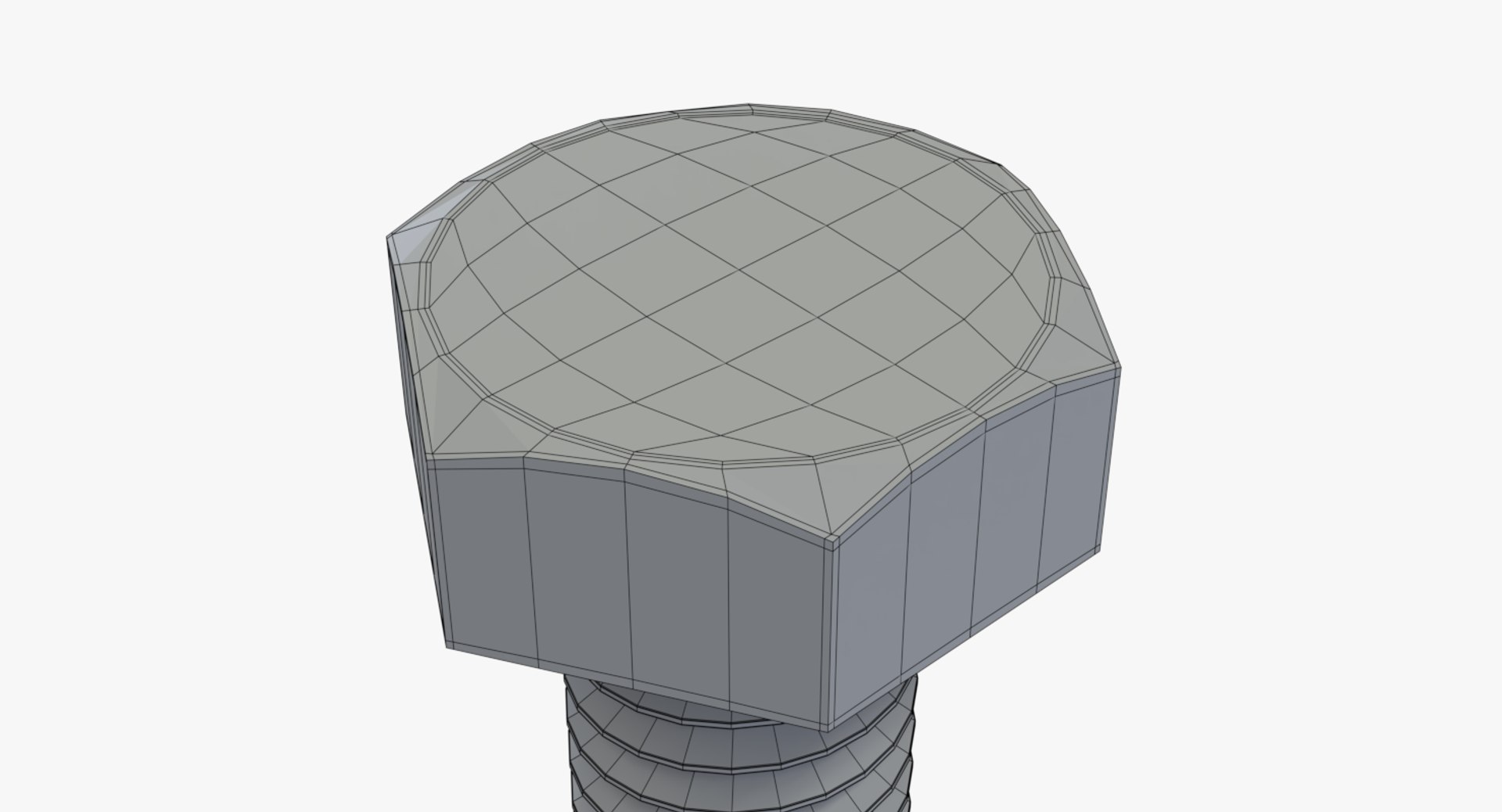 3D Model Hex Bolt M6x40 - TurboSquid 1393305