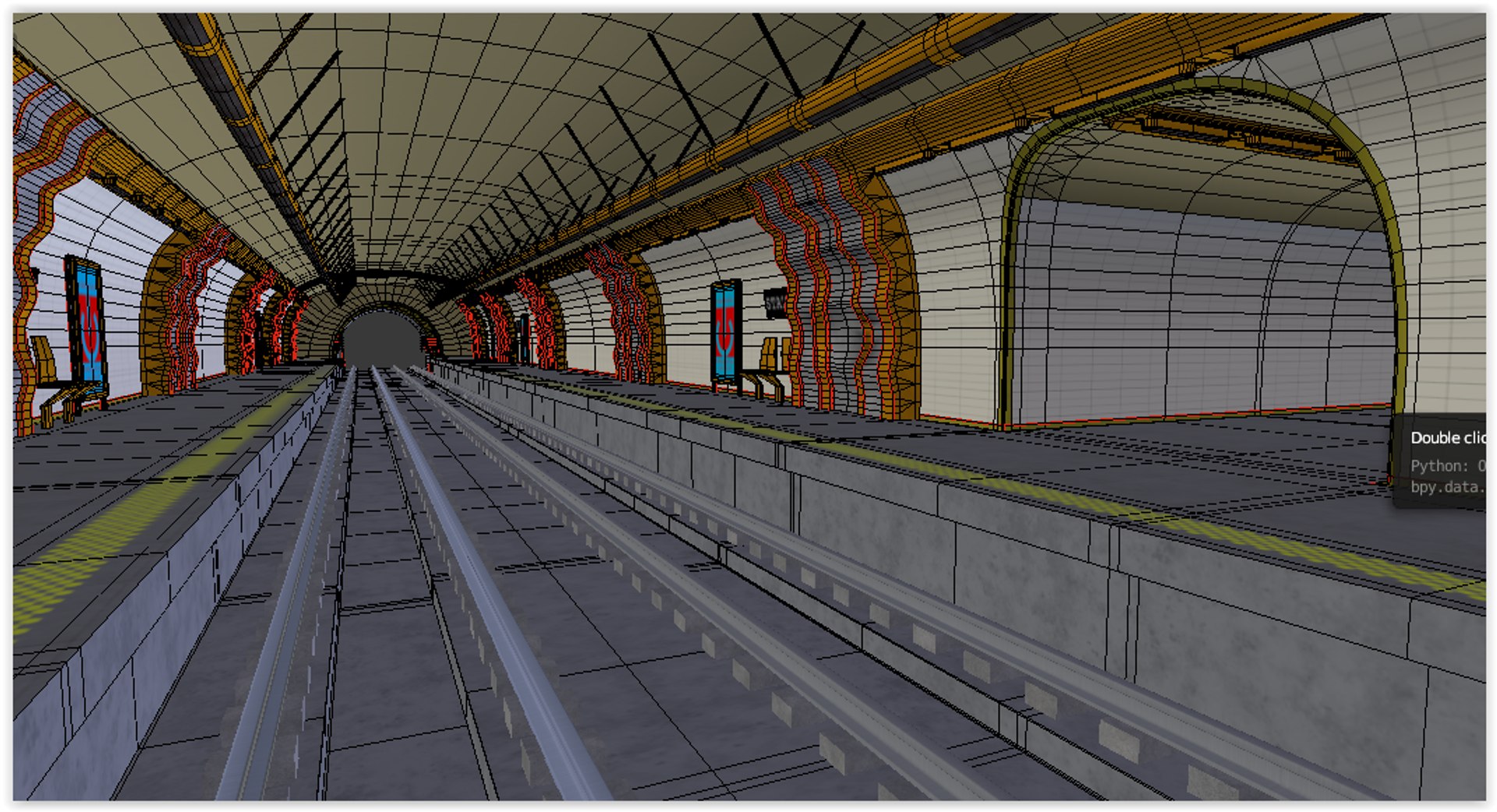Metro Station 3D Model - TurboSquid 1336412
