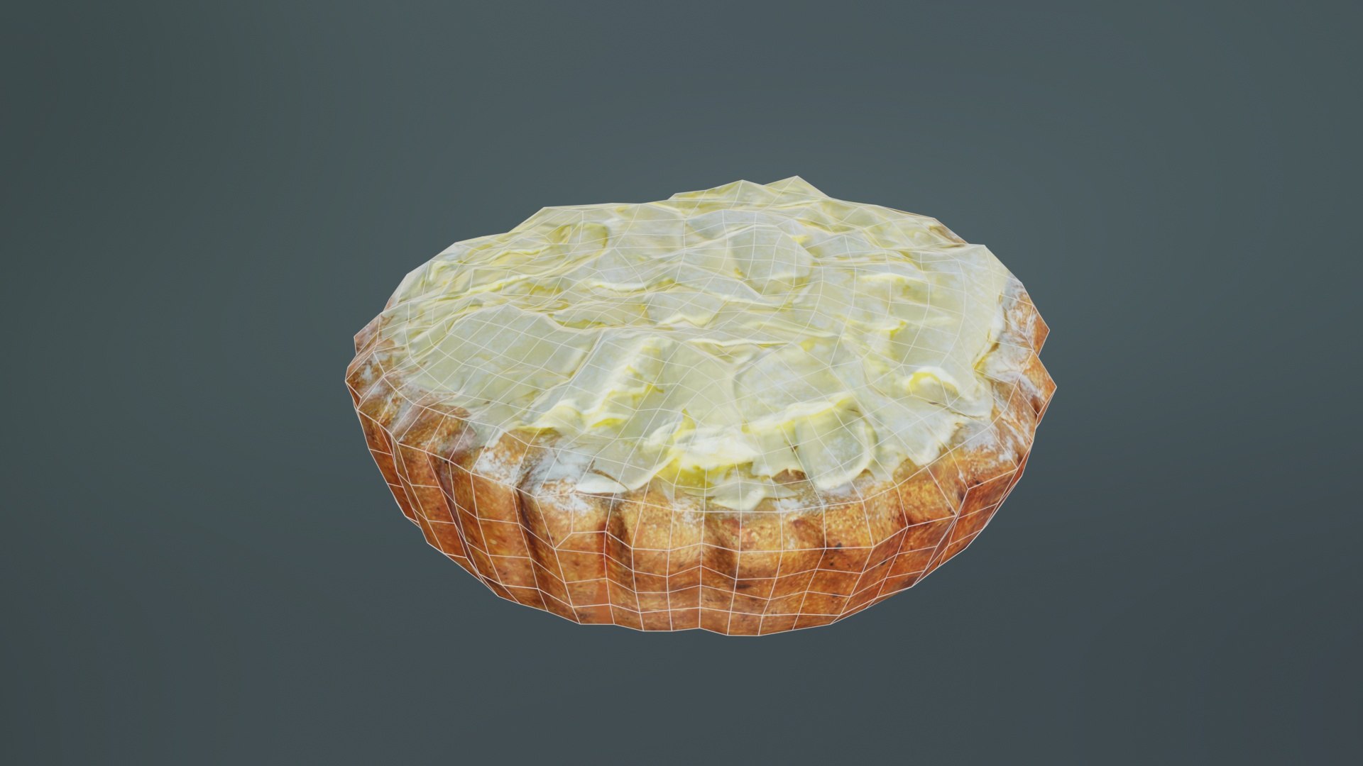 3D White Chocolate Flake Cake Remastered Model - TurboSquid 2362206