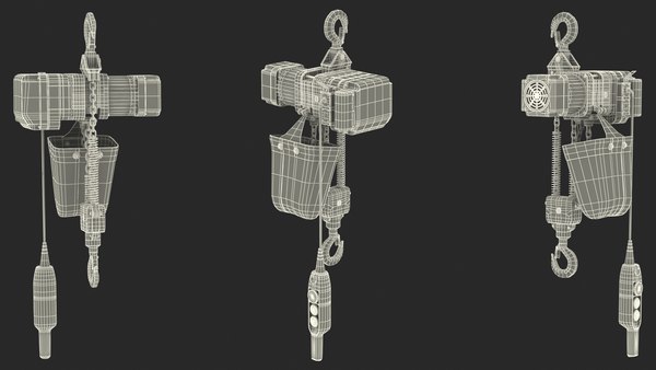 3D model inch electric chain hoist - TurboSquid 1713109