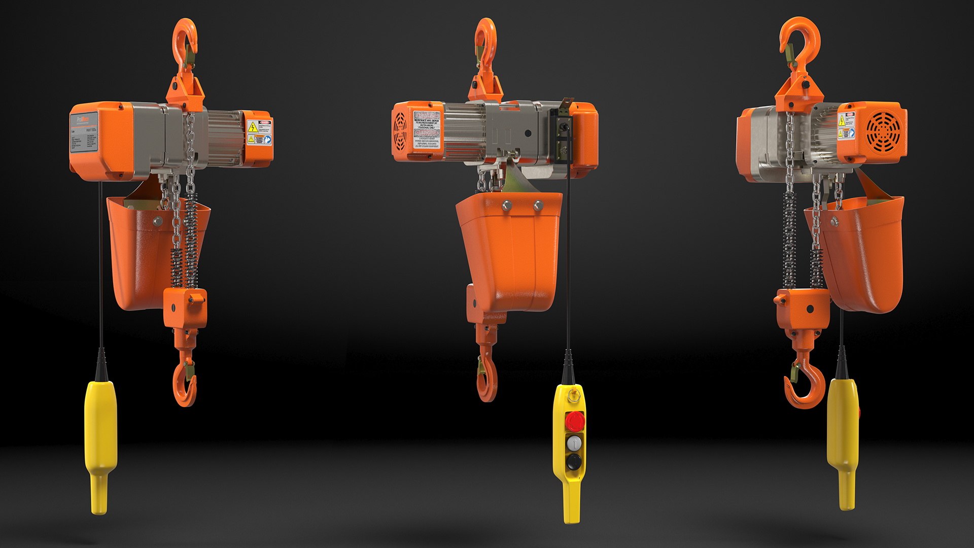3D Model Inch Electric Chain Hoist - TurboSquid 1713109