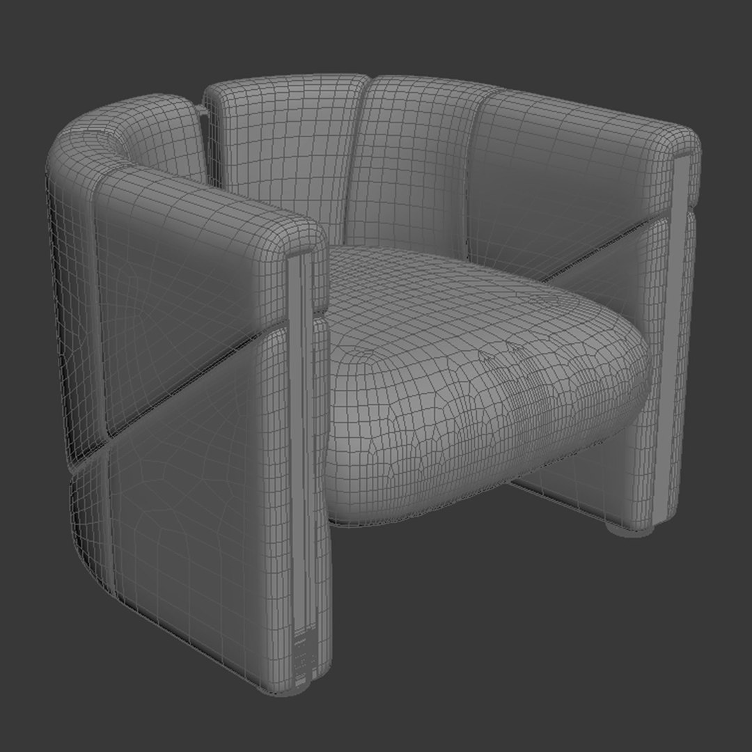 Armchair Visionnaire 3D Model - TurboSquid 1660816