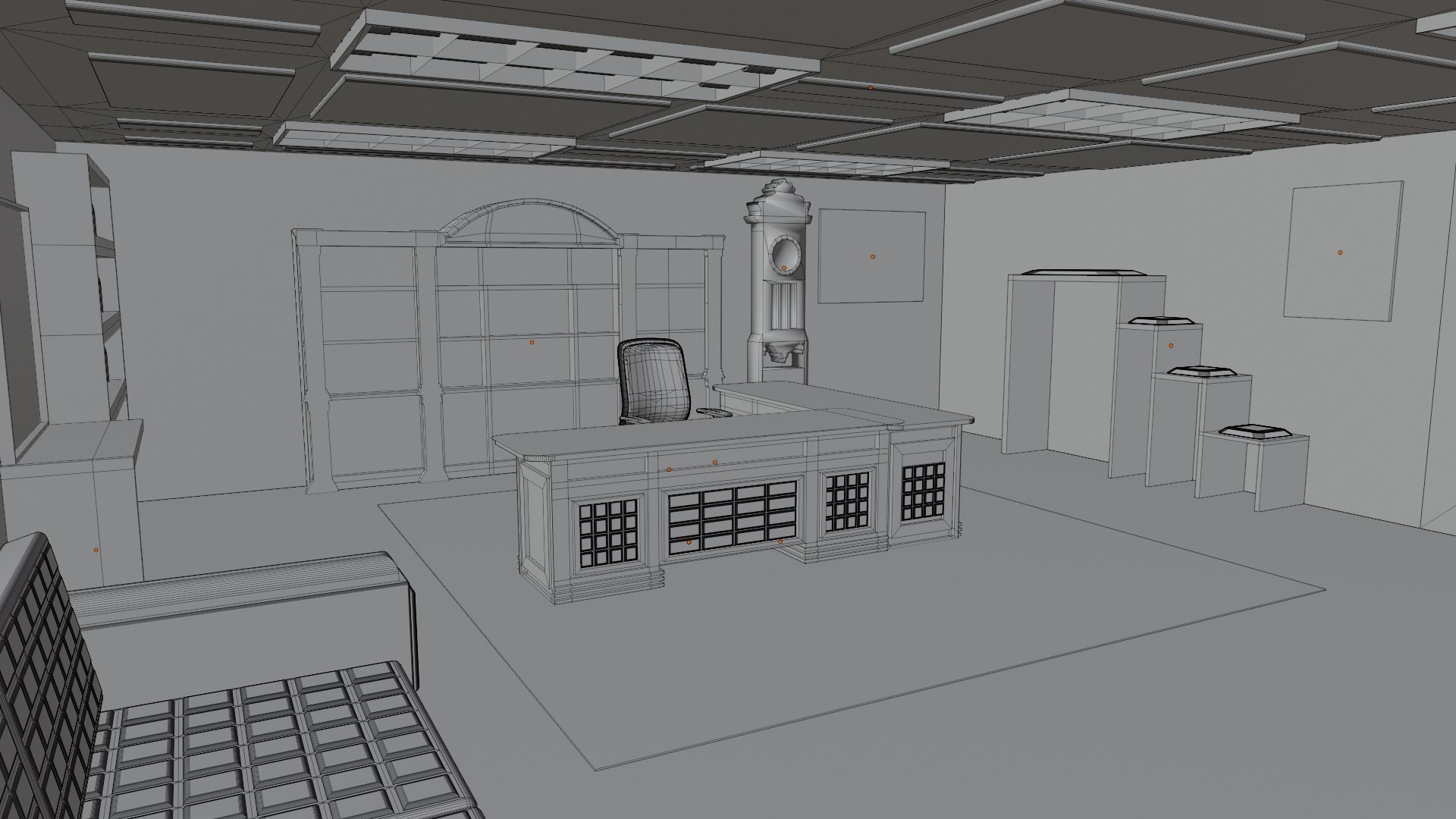 3D Boss Office - TurboSquid 2164804