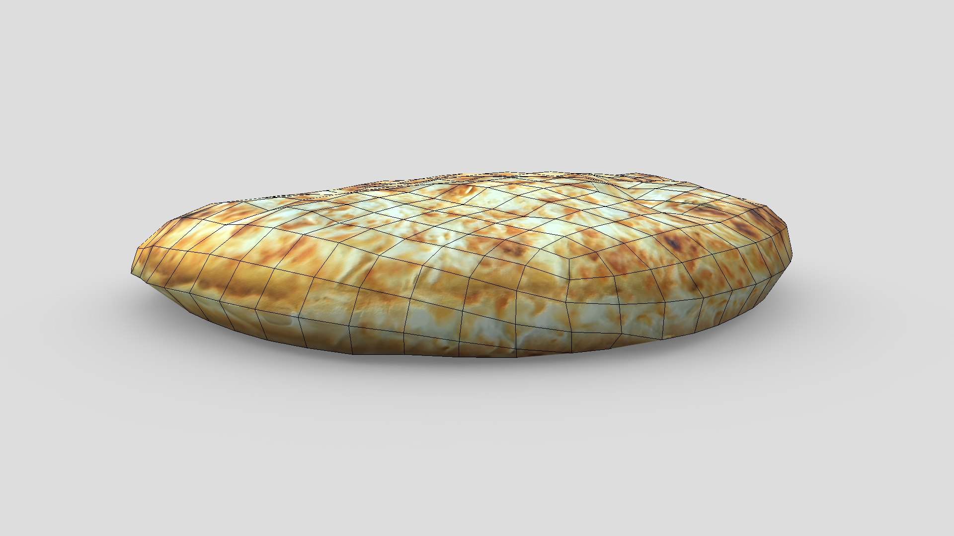 Flatbread 3D Model - TurboSquid 2269178