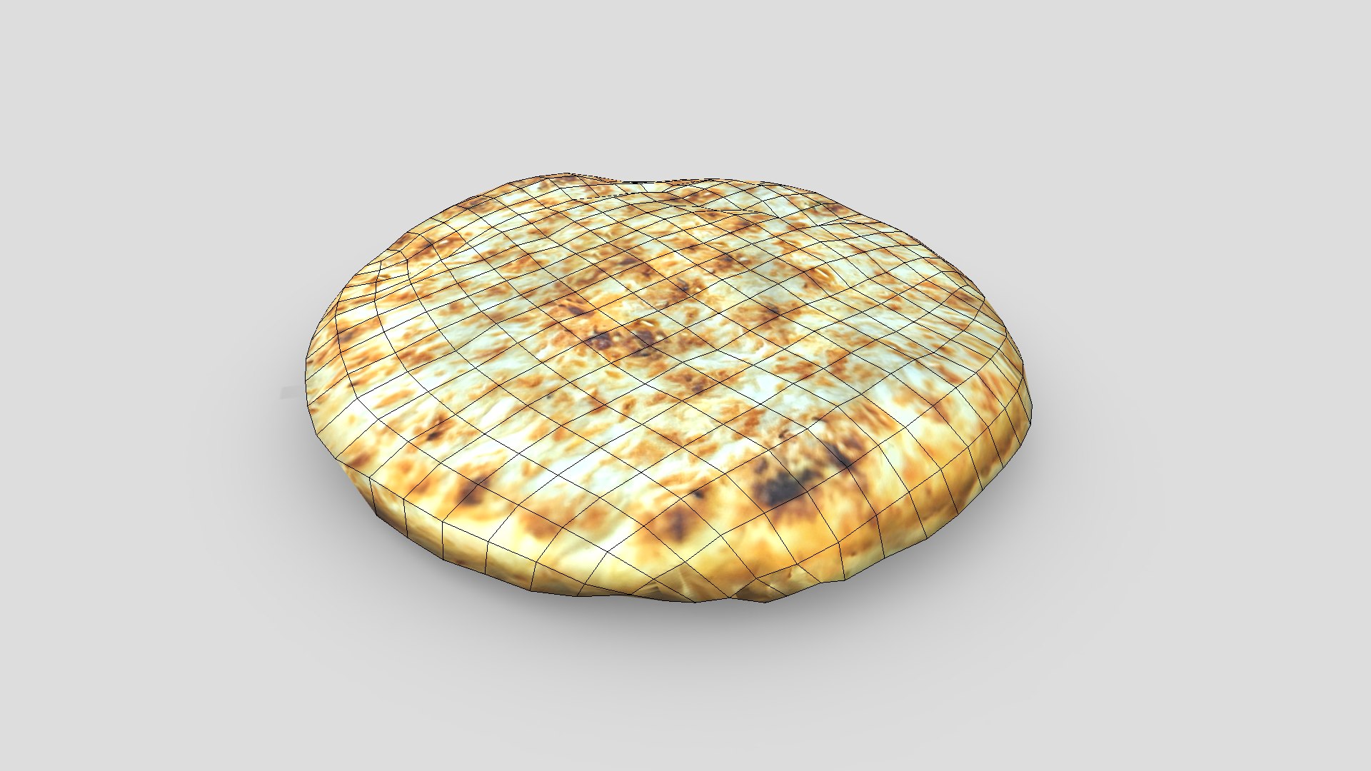 Flatbread 3D Model - TurboSquid 2269178