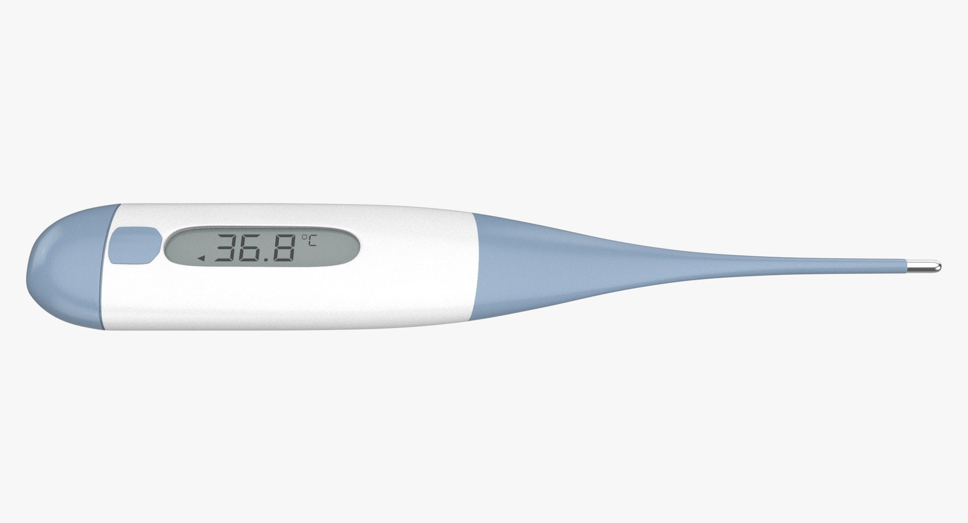 Realistic Digital Thermometer 3D Model - TurboSquid 1571904
