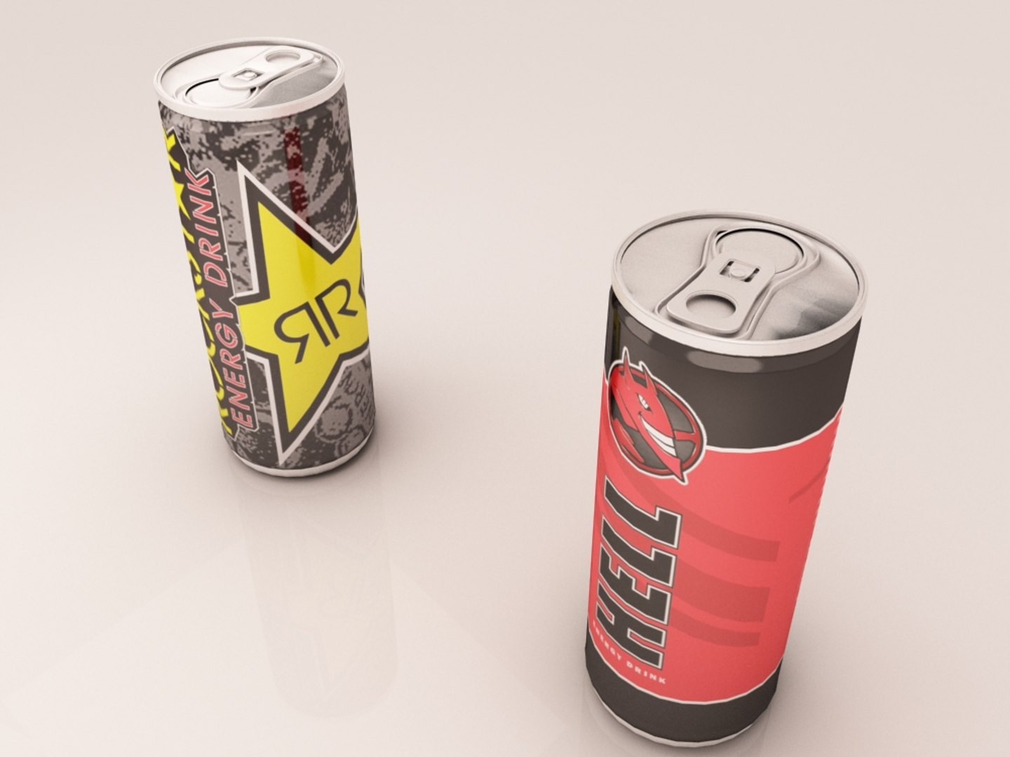 Cans Energy Drink 3D Model - TurboSquid 1574201