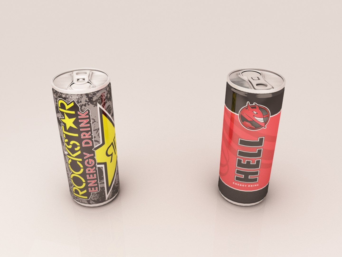Cans Energy Drink 3D Model - TurboSquid 1574201