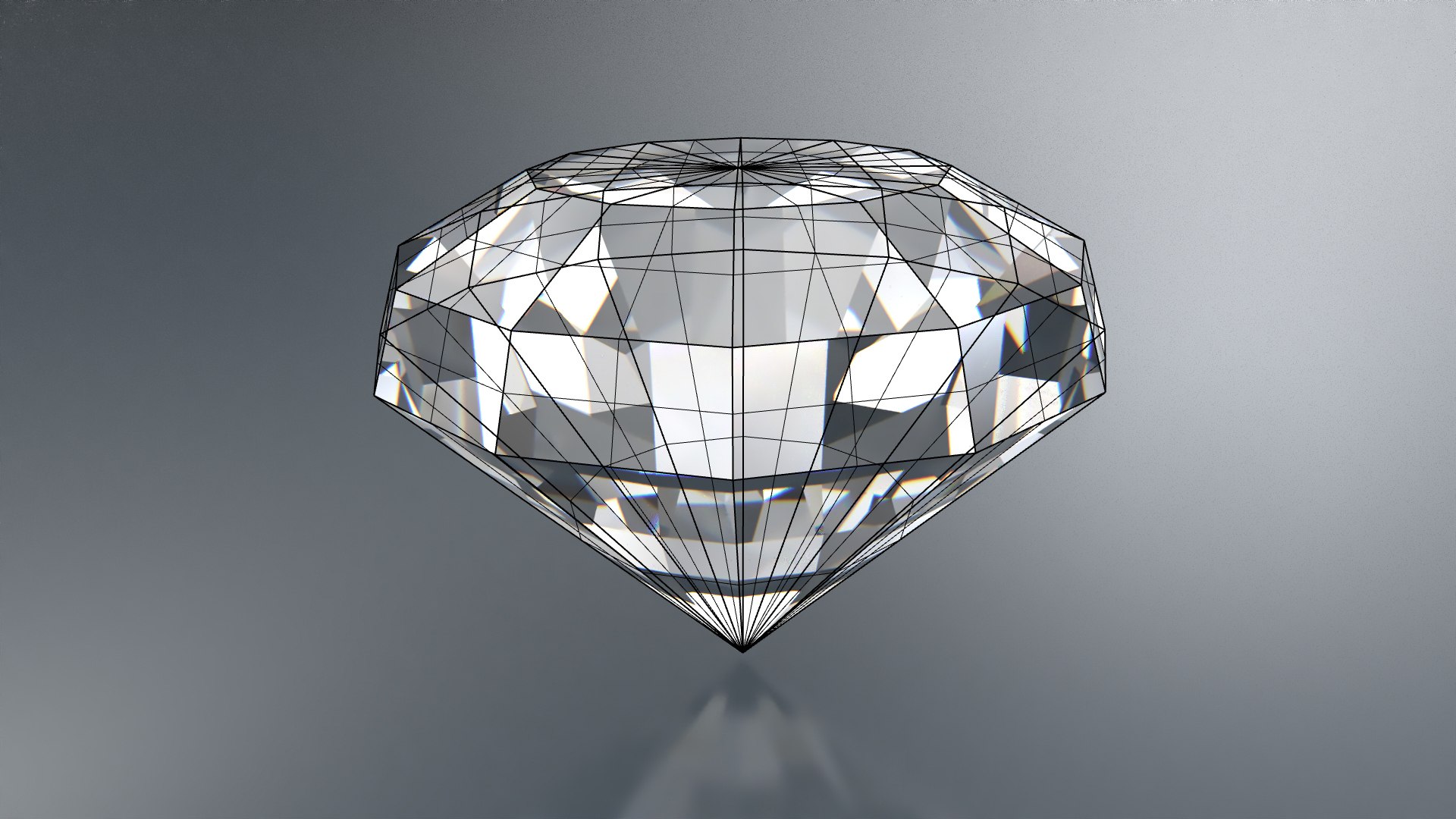 3D Diamond - TurboSquid 1715114