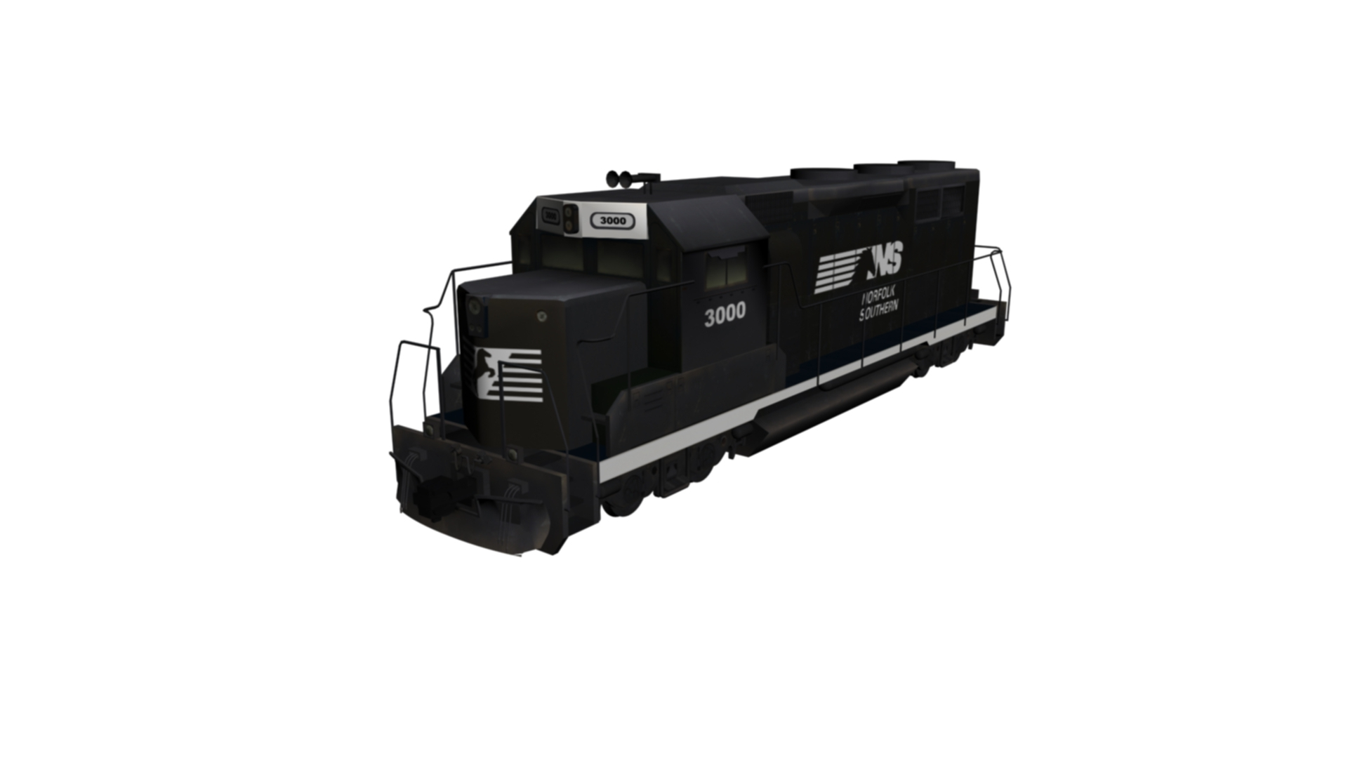 3D EMD GP40 With Cargo Carriages - TurboSquid 2101518