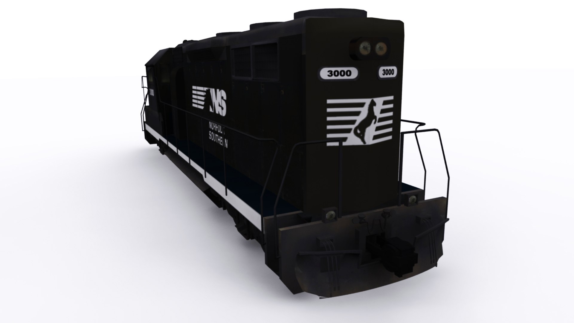 3D EMD GP40 With Cargo Carriages - TurboSquid 2101518