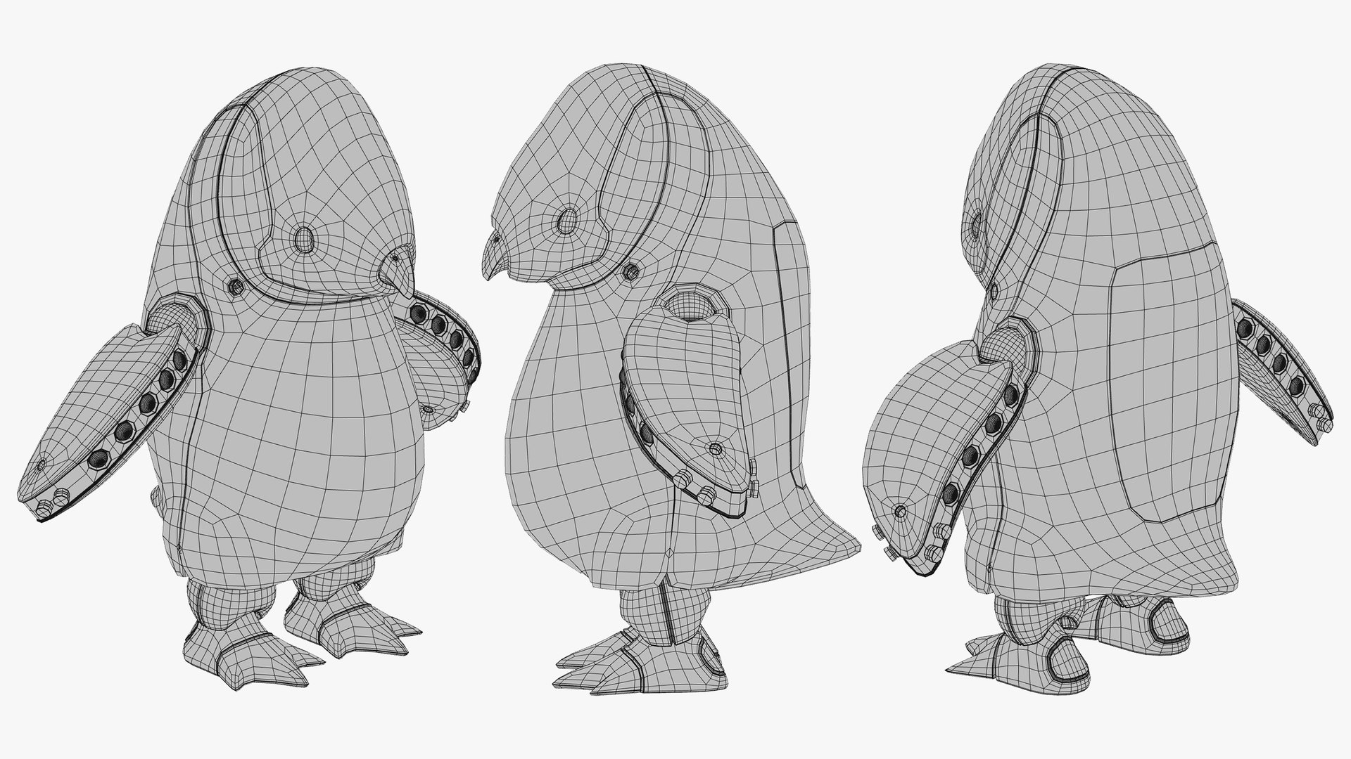 3D Penguin Robot Model - TurboSquid 2050232