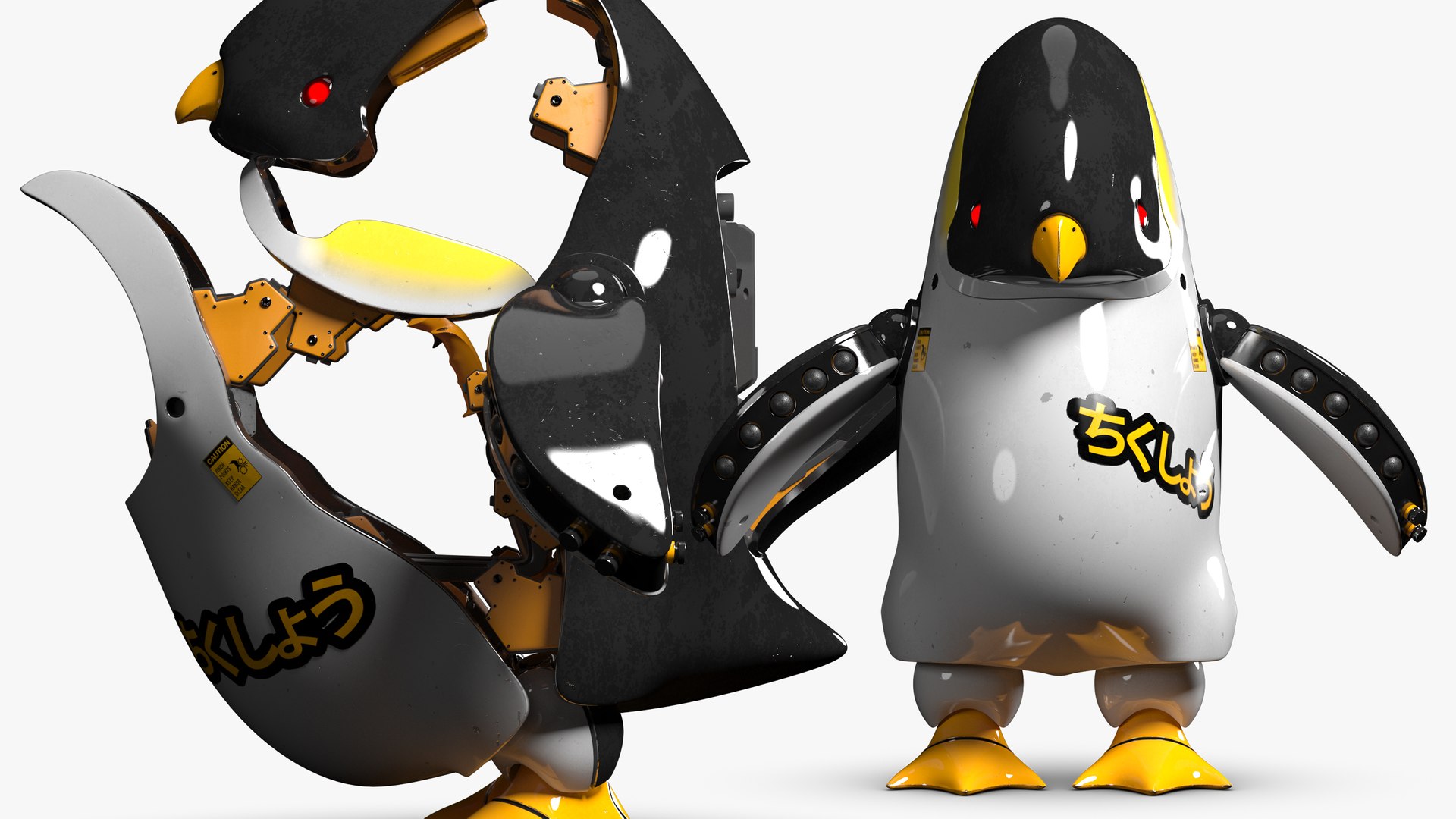 3D Penguin Robot Model - TurboSquid 2050232