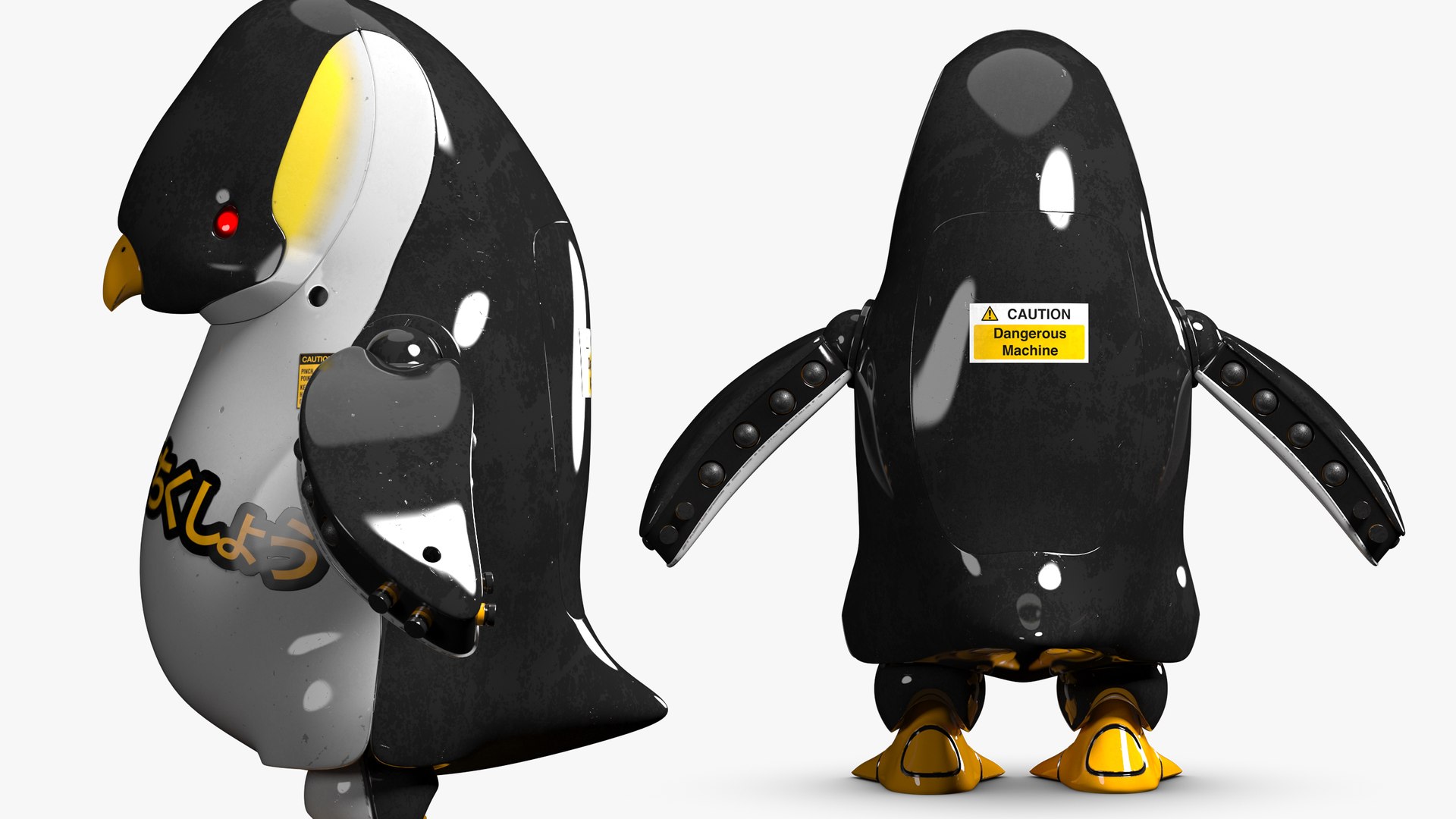 3D Penguin Robot Model - TurboSquid 2050232
