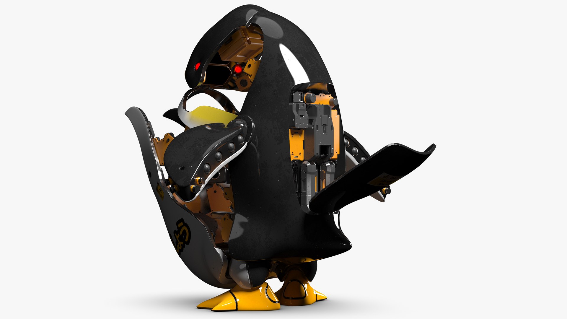 3D Penguin Robot Model - TurboSquid 2050232