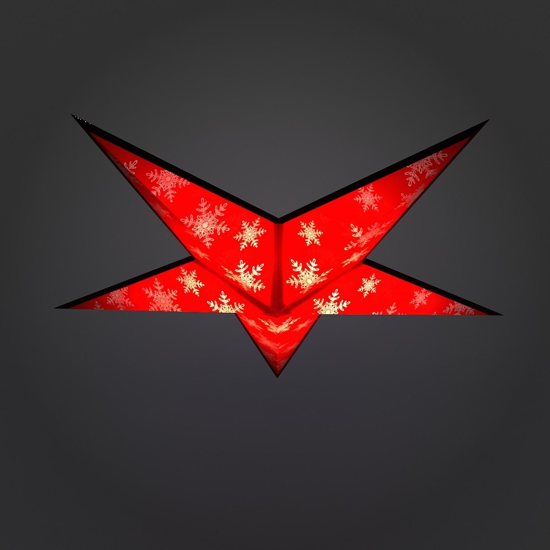 X-mas Star 3d Max