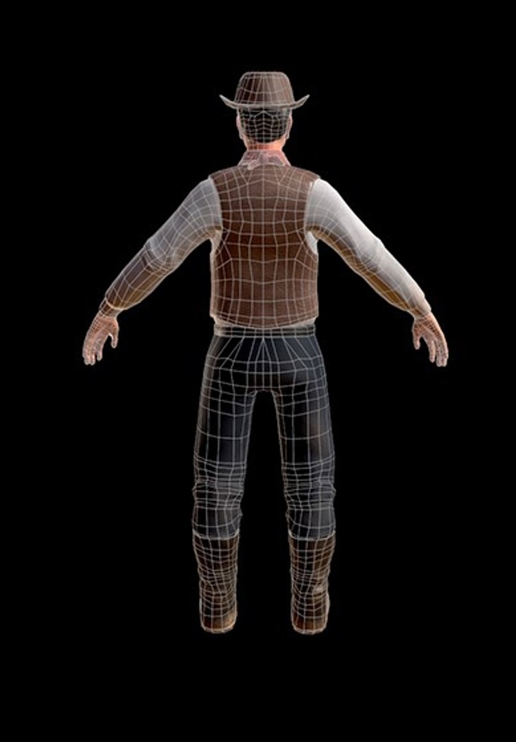 Cowboy Model - TurboSquid 1840638