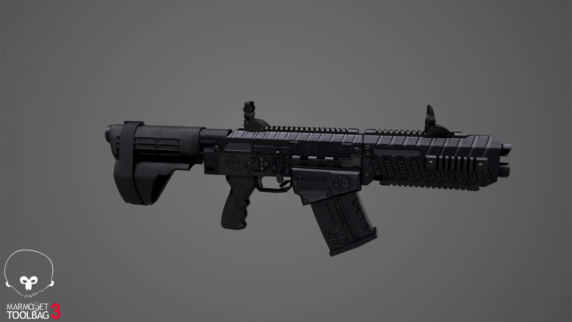 Shotgun Fostech Origin-12 Model - TurboSquid 1388209