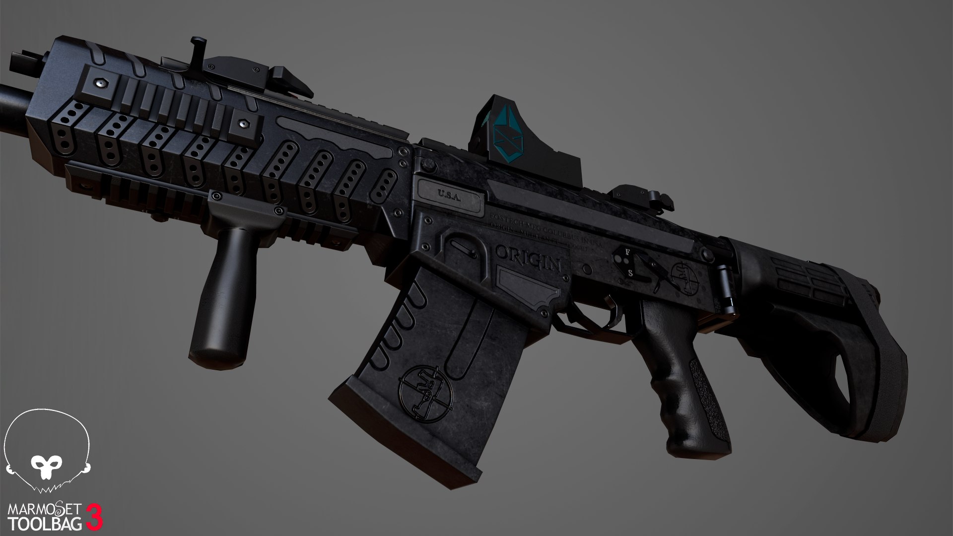 Shotgun Fostech Origin-12 Model - TurboSquid 1388209