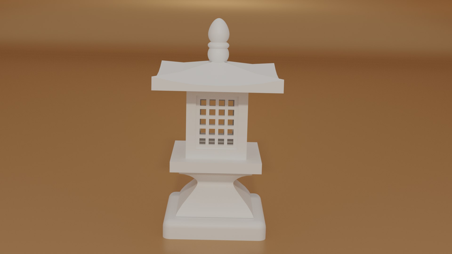 3D Model Asian Stone Lantern - TurboSquid 2078707
