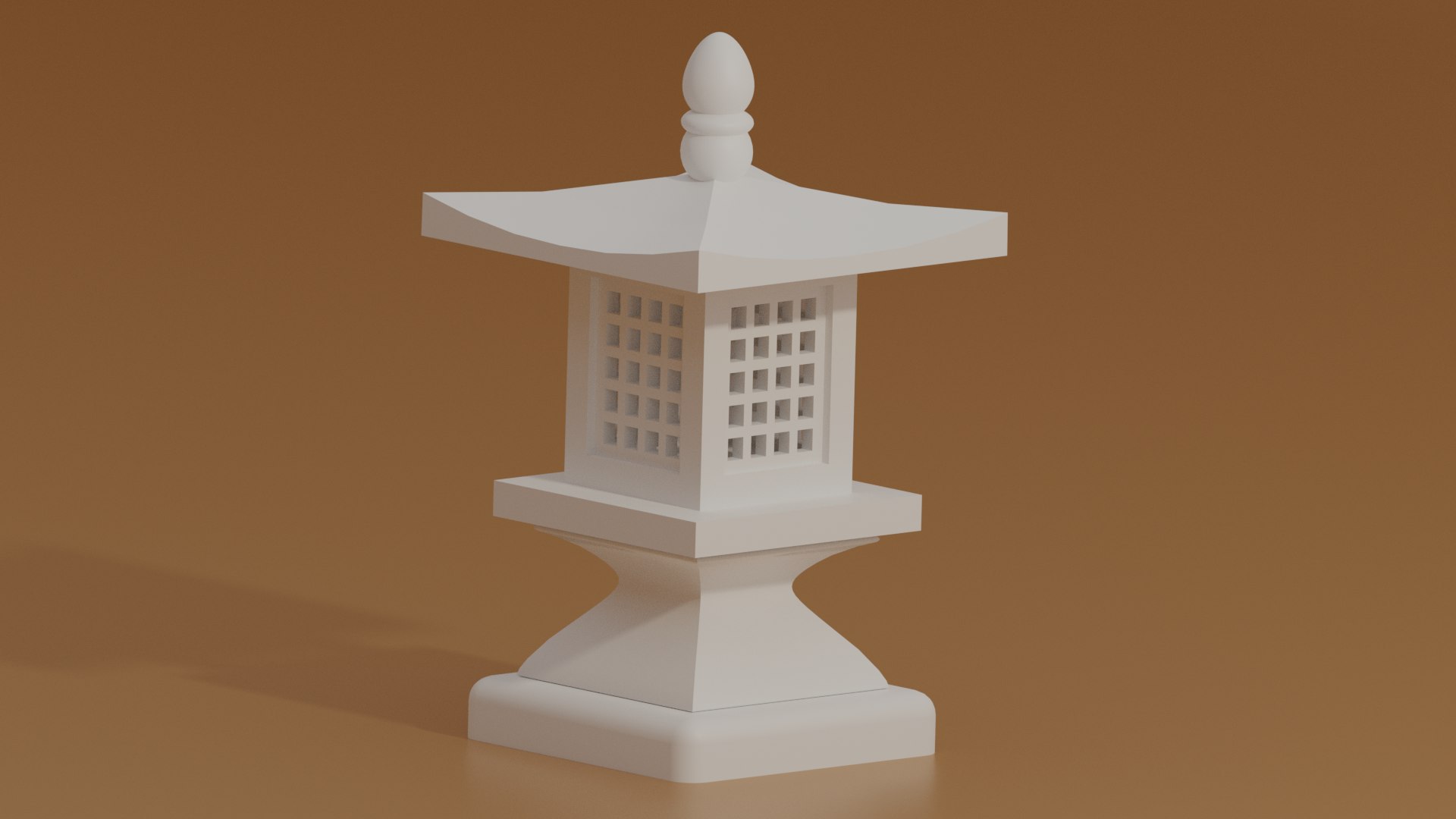 3D Model Asian Stone Lantern - TurboSquid 2078707