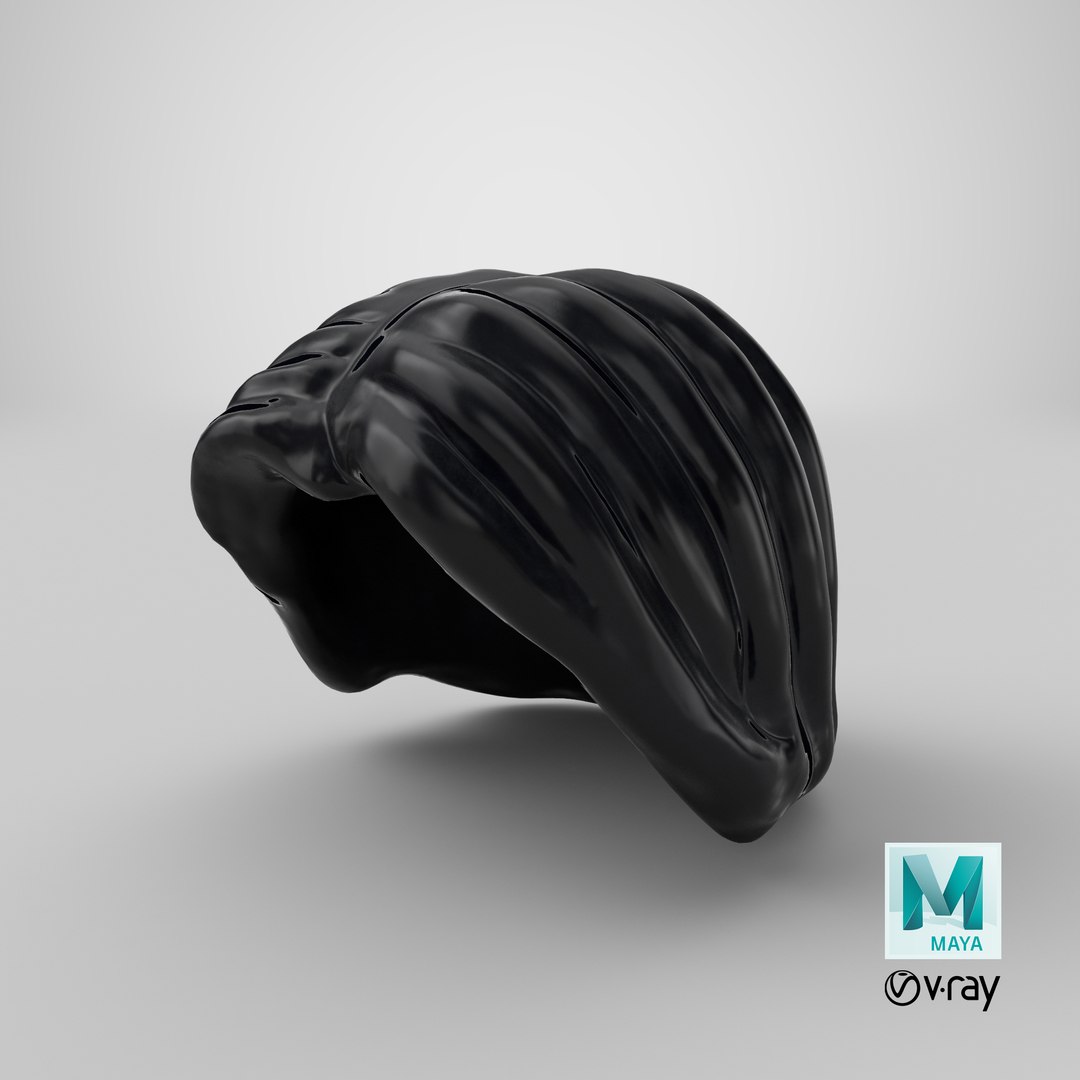 Lego Hair 01 Black 3D - TurboSquid 1367094