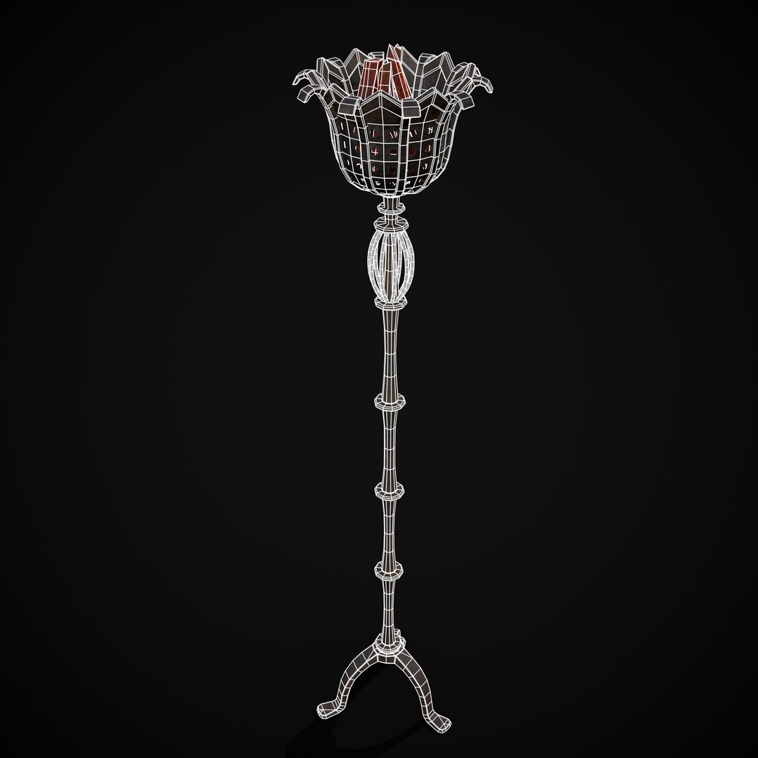 3D Model Medieval Iron Brazier - TurboSquid 2385896