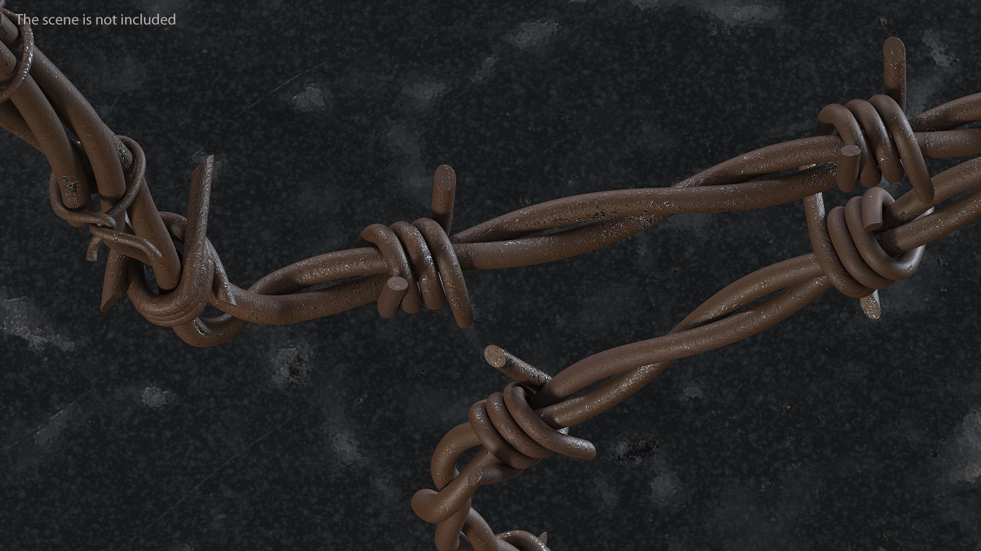 3D Star Shaped Barbed Wire Rusty - TurboSquid 1819674