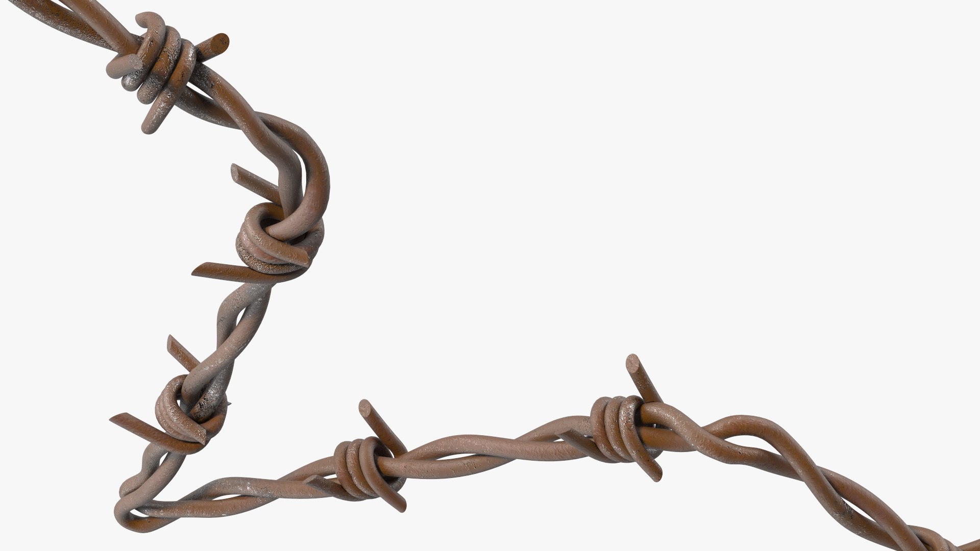 3D Star Shaped Barbed Wire Rusty - TurboSquid 1819674