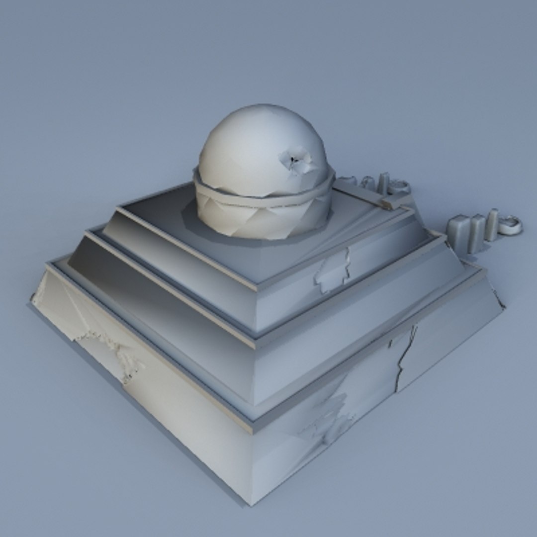 3ds Max Ancient Temple