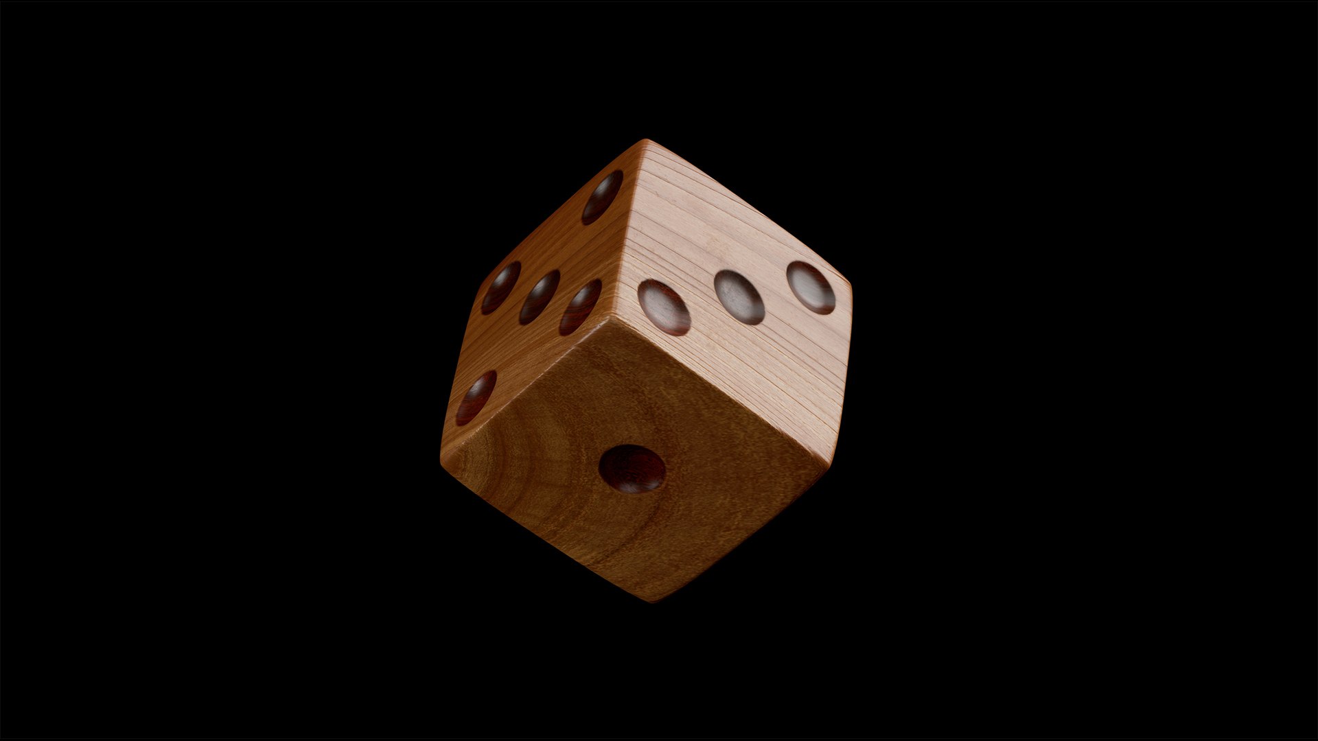3D Dice Made Of Wood PBR - TurboSquid 2252801