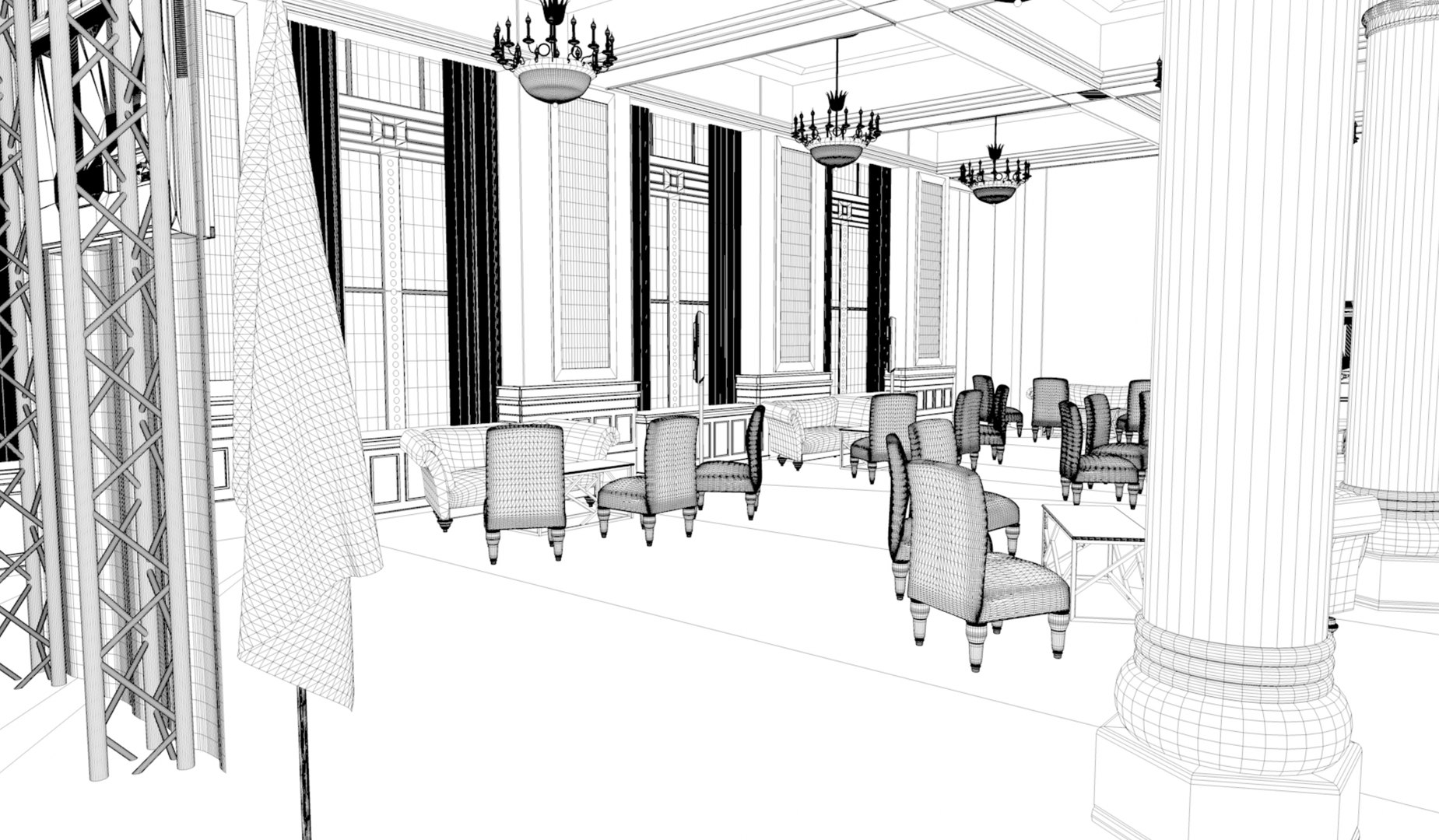 3D Model Library Book Office - TurboSquid 1658367