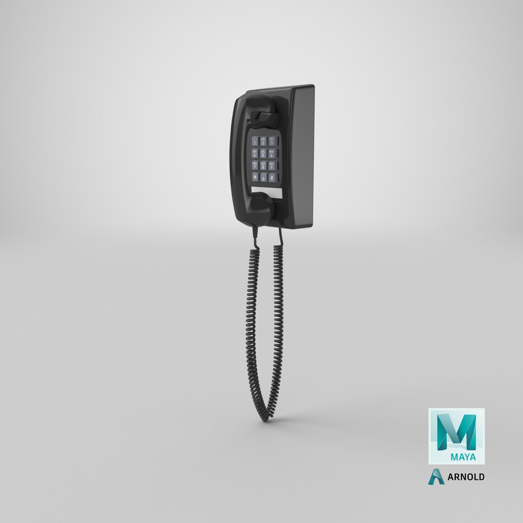 3D Wall Telephone 03 - TurboSquid 2007688