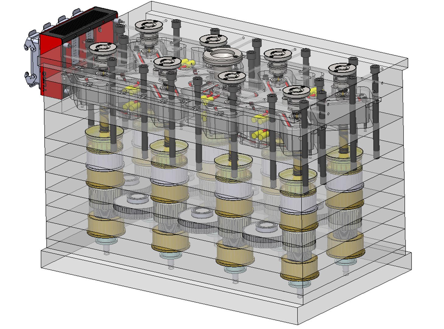 3D Plastic Injection Mold Design - Gearbox Lid Mold - TurboSquid 2074559