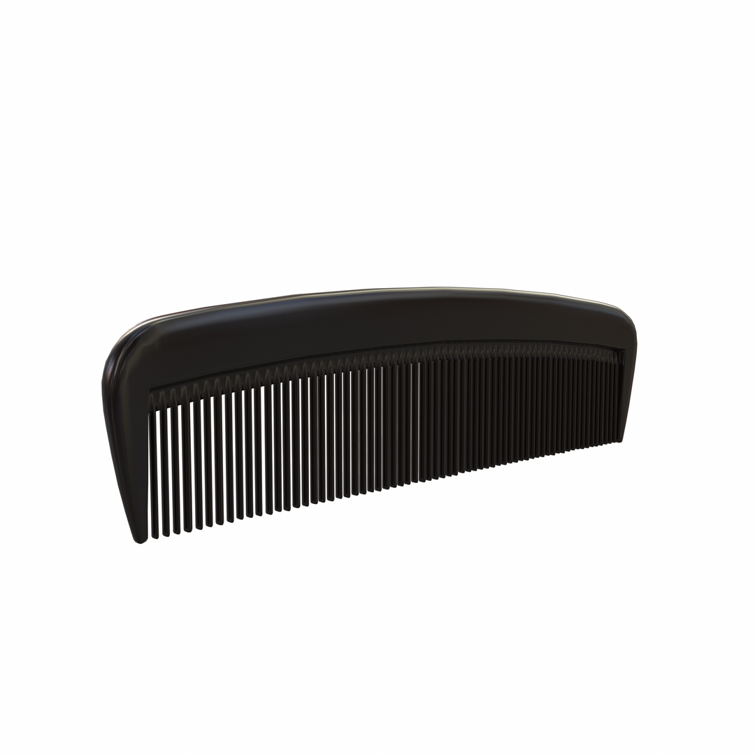 3D comb hairbrush model - TurboSquid 1371891