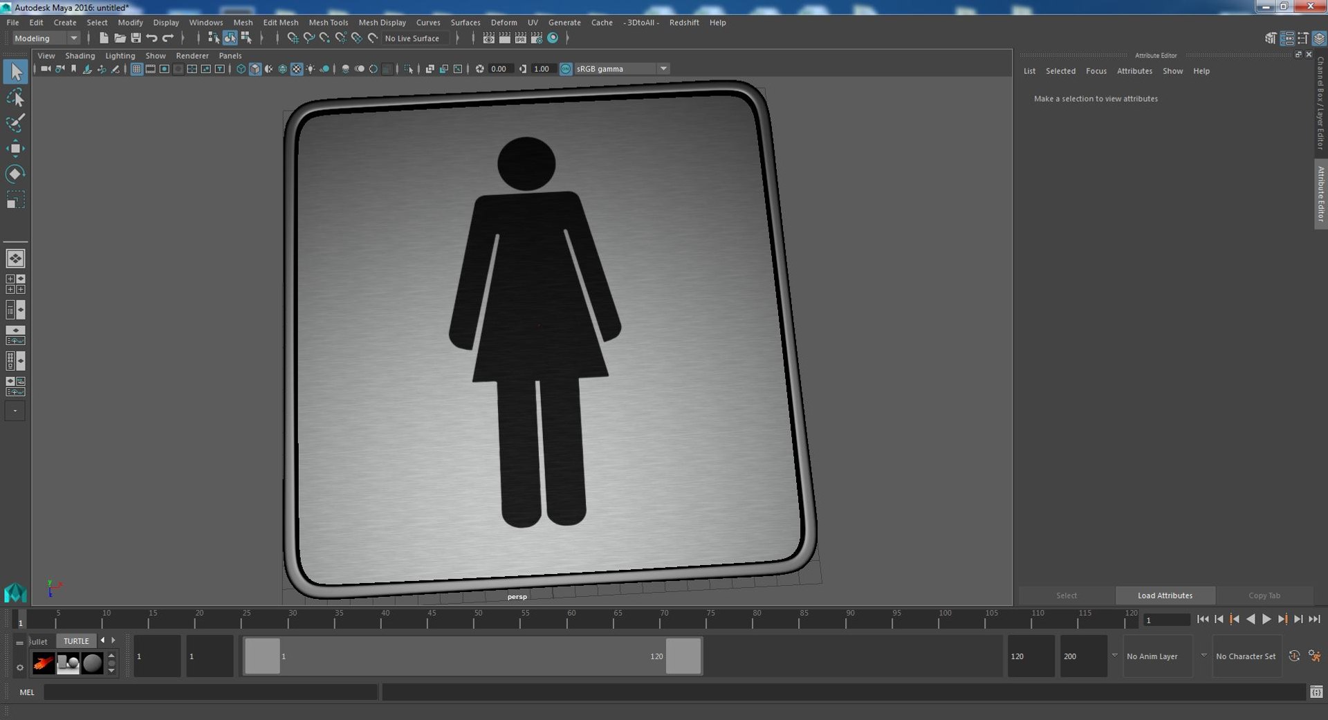 3D Model Womens Toilet Compliance Sign - TurboSquid 2041627